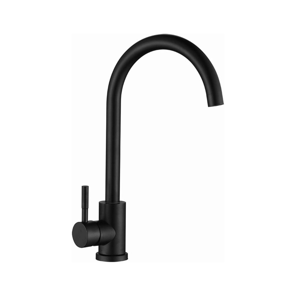 HS001 - Matte Black Mixer Kitchen Tap | LovelyHome